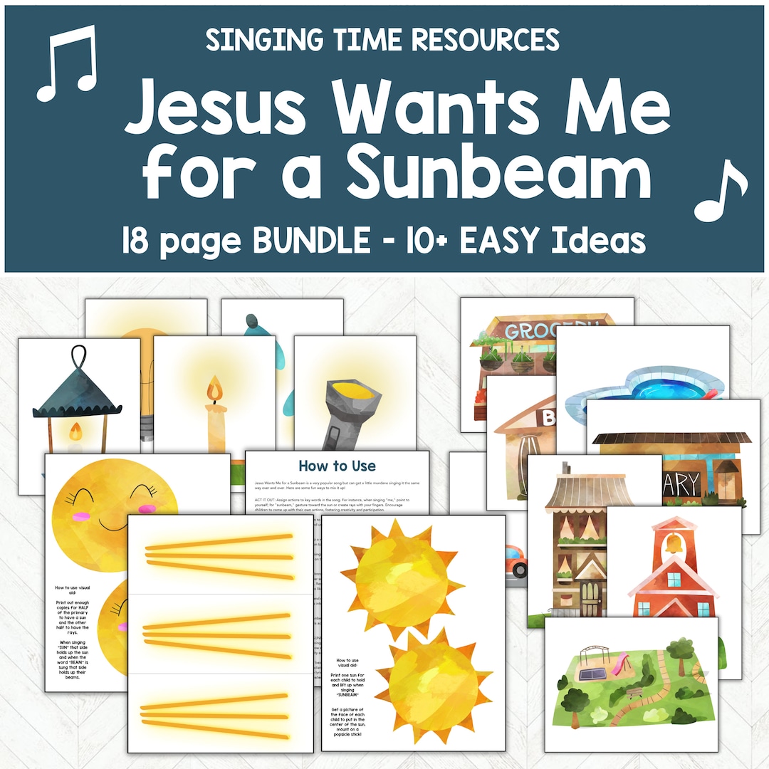 LDS Primary Chorister - Singing Time - Nursery Primary Music Leader - Singing Time Ideas Jesus ...