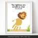 Lion Printable Bible Verse Handprint Art, Handprint Craft, Christian ...