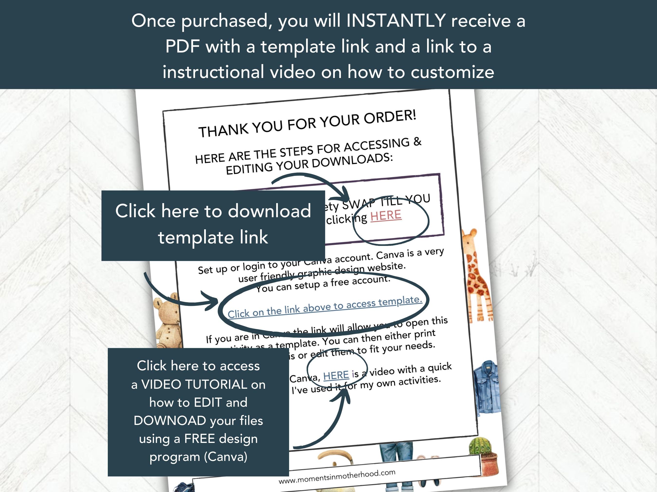 Swap Till You Drop Service Relief Society Activity, EDITABLE Invitation ...