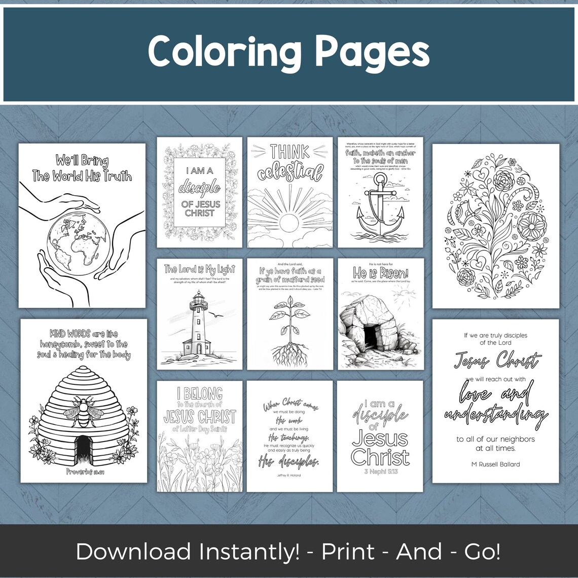 LDS Printable General Conference for Youth Teens and Adults, General ...