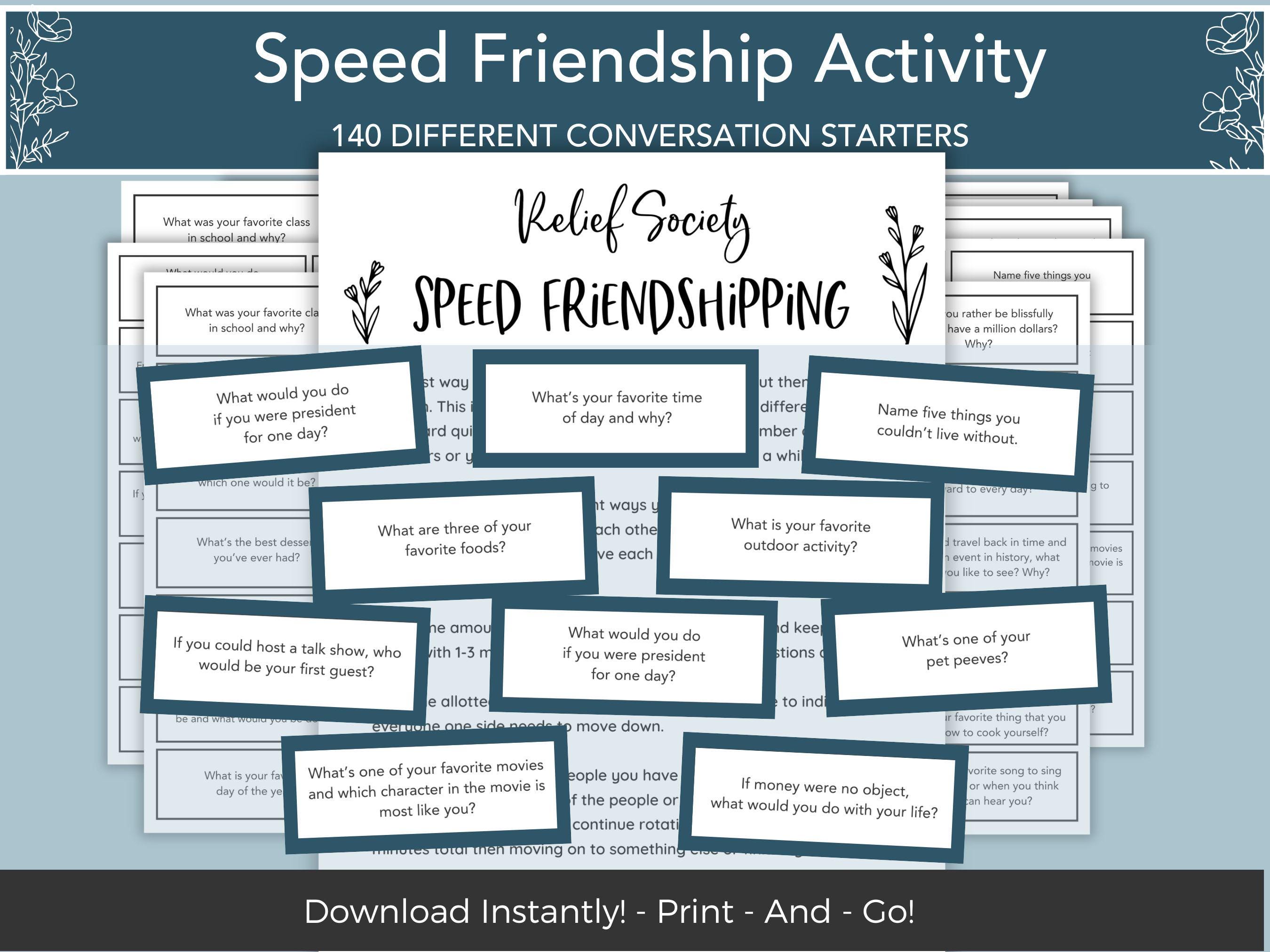 Relief Society Activity Printable, Relief Society Get to Know You Game ...