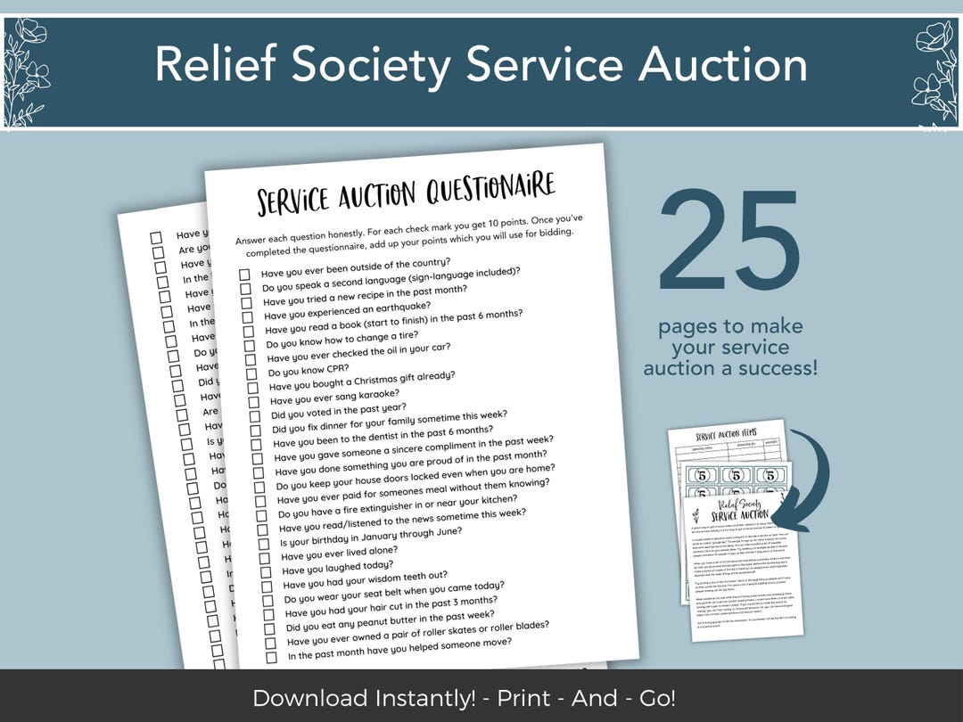 RELIEF SOCIETY Activity Game Bundle, Activity Printable, Get to Know ...