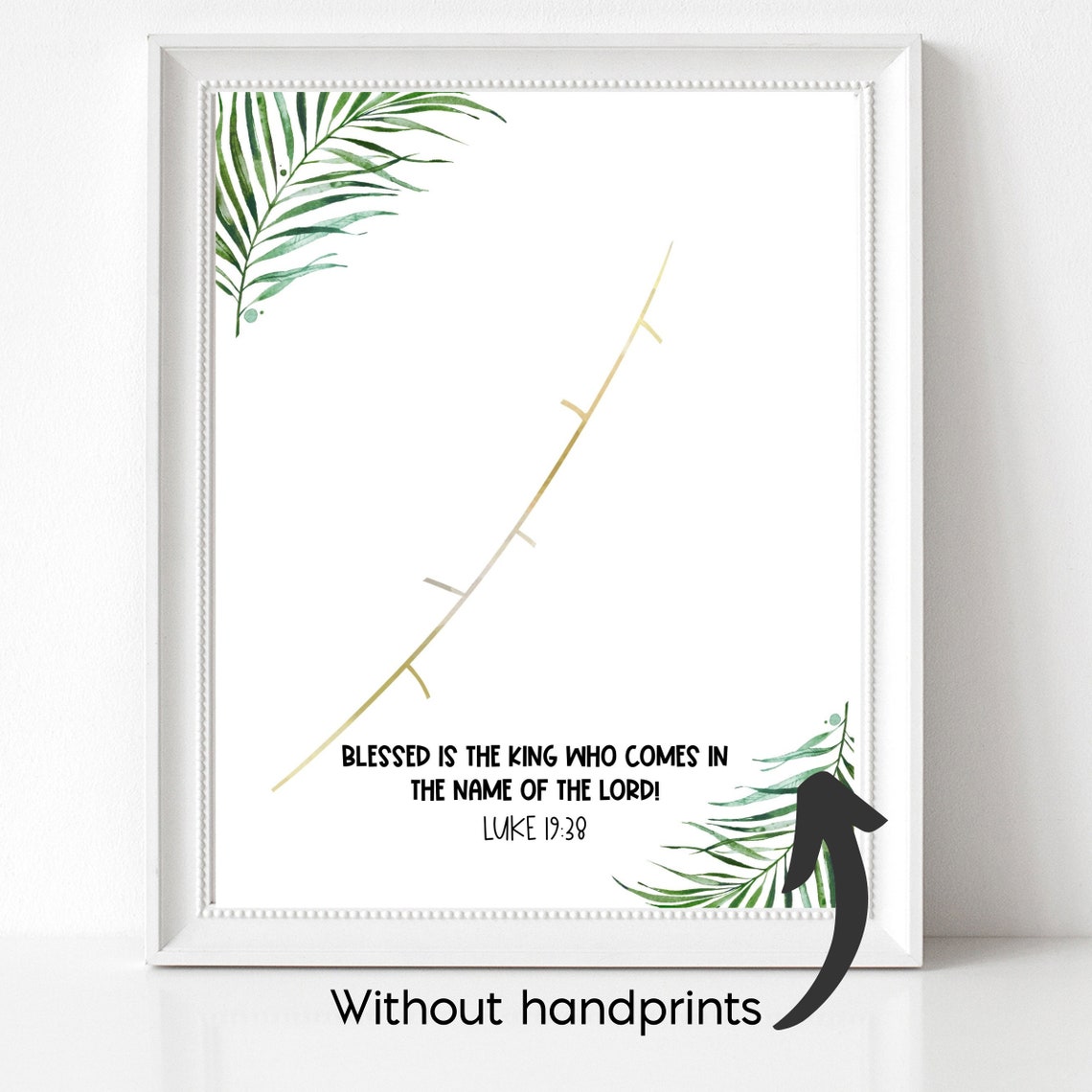 Easter Handprint Craft for Kid, Bible Verse Christian Printable ...