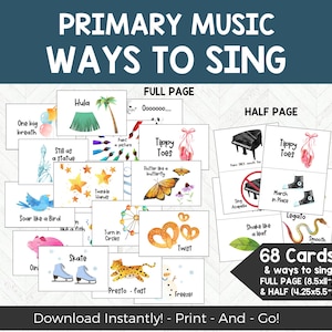 LDS Primary Music Idea, Printable LDS Music Lesson Plan, Instant ...