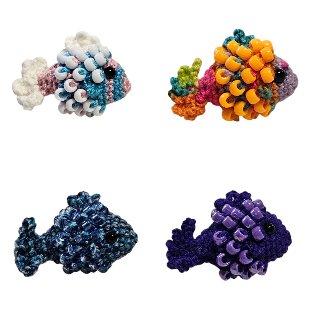 Crochet Fidget Fish - Etsy