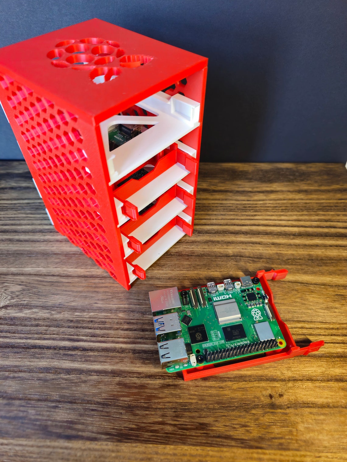 3d-printed Raspberry Pi Cluster Case: 4 or 6-slot Enclosure - Etsy UK