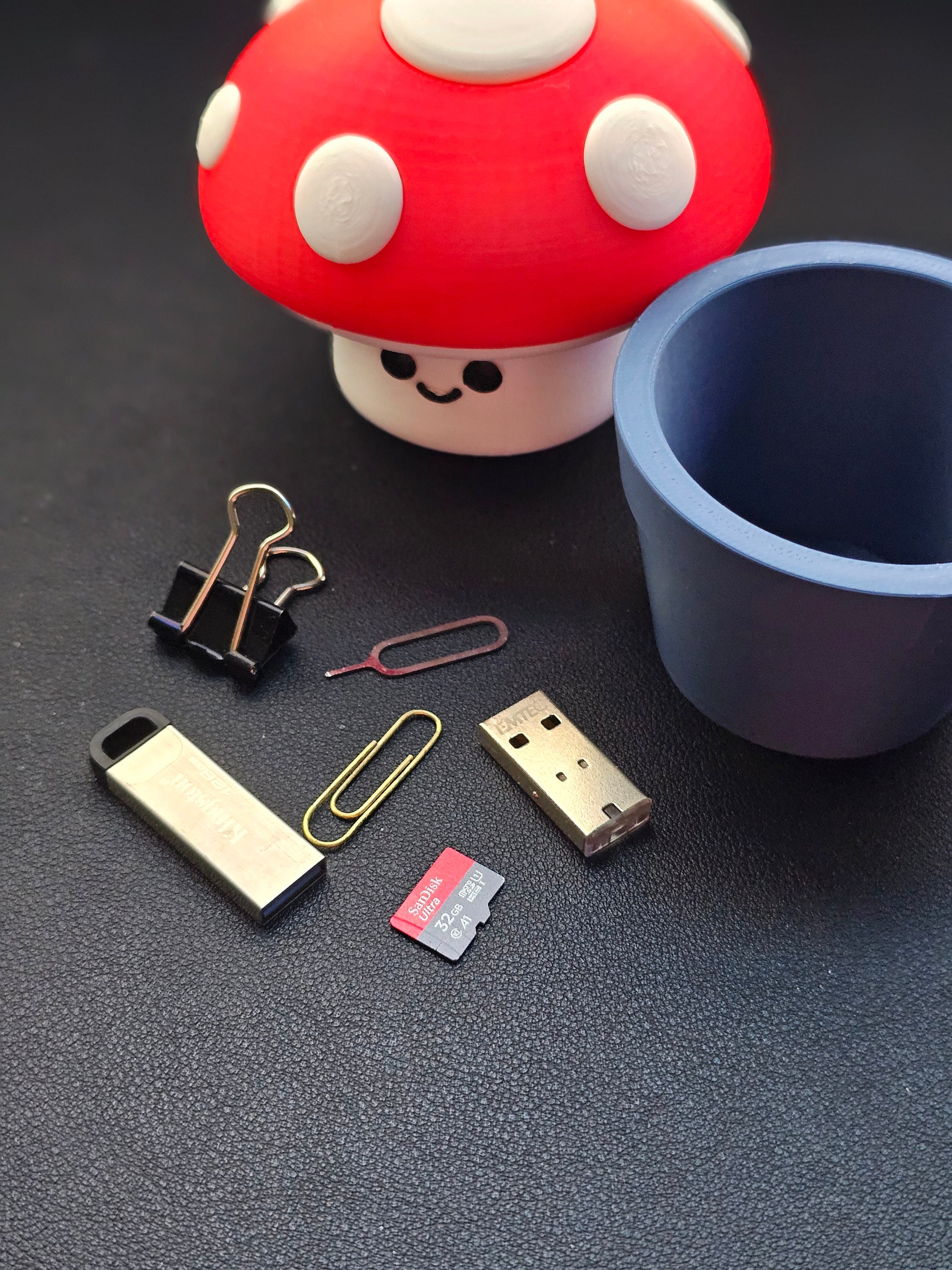 Cute Mushroom Desk Accessory - 3D Printed Kawaii Design - Gift Ideas - Etsy