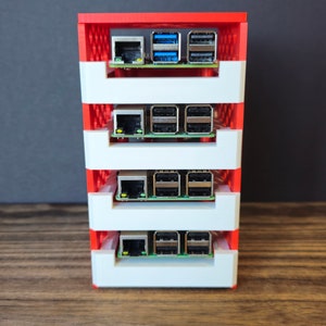 3d-printed Raspberry Pi Cluster Case: 4 or 6-slot Enclosure - Etsy UK