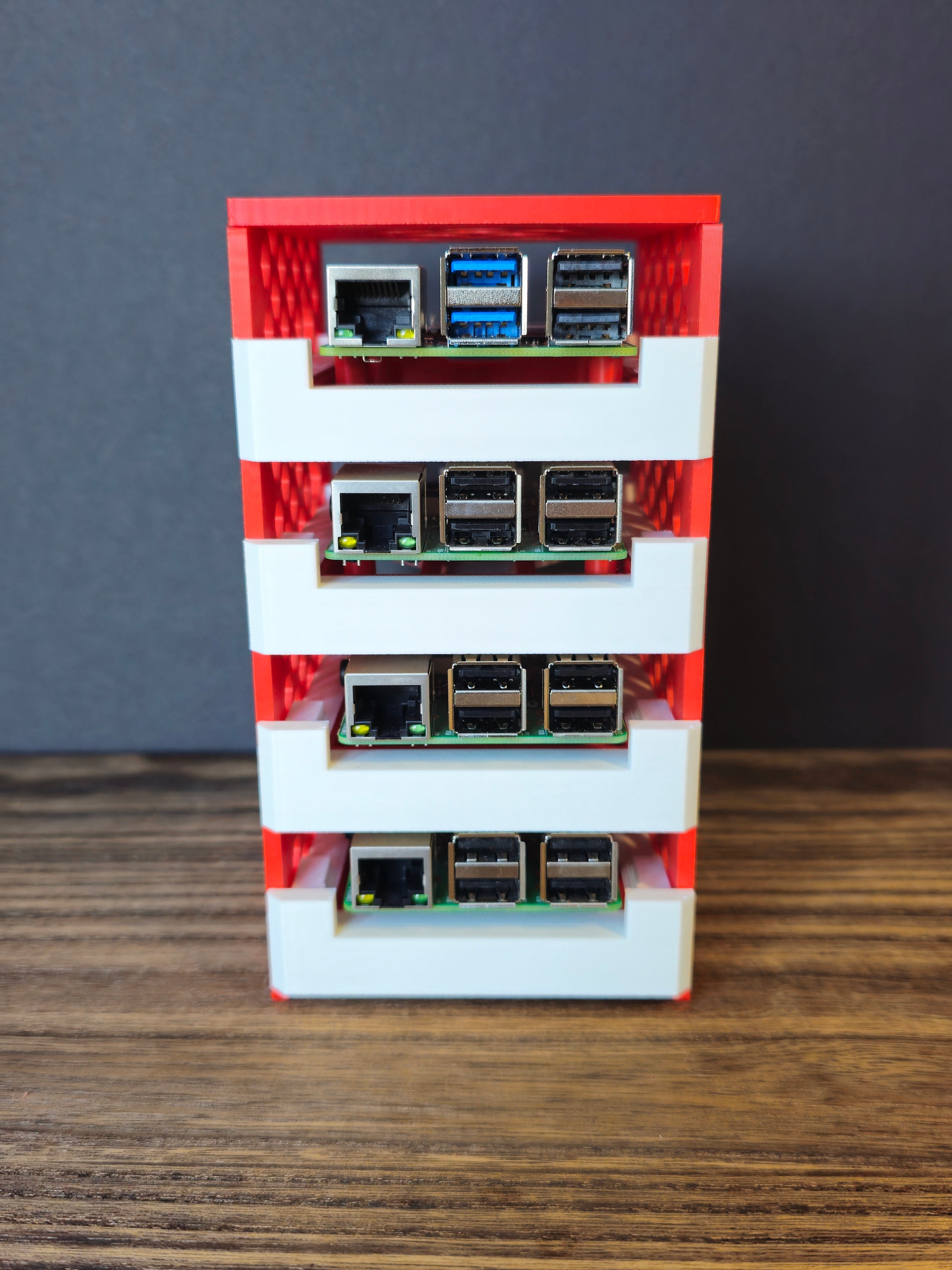 3d-printed Raspberry Pi Cluster Case: 4 or 6-slot Enclosure - Etsy UK