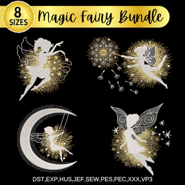 Fairy Machine Embroidery Designs - Etsy