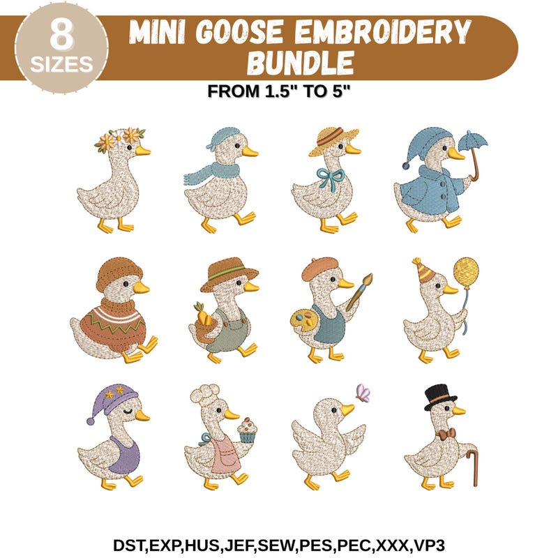 Mini Country Geese - Etsy