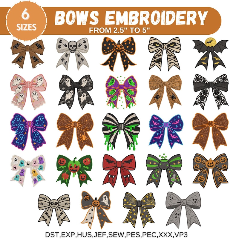 Fall Side Split Bow Halloween - Etsy