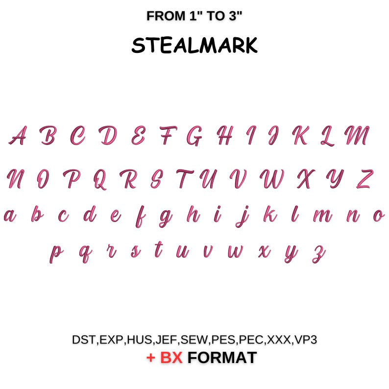 3D Puff Font Machine Embroidery Designs Bundle, Full Alphabet Designs ...