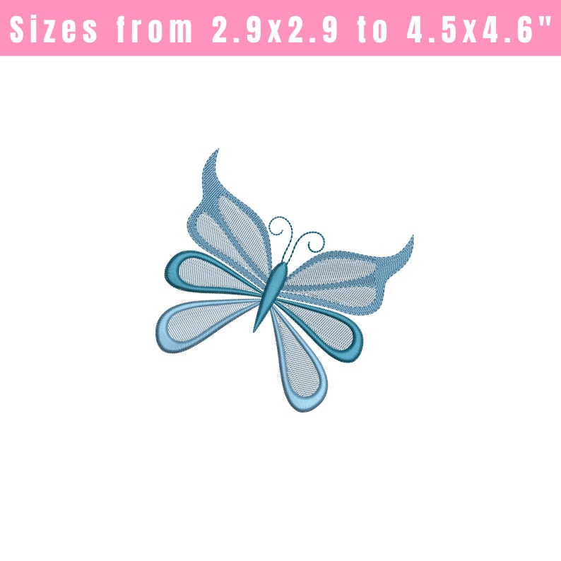 Butterfly Machine Embroidery Design - Bright Butterfly Embroidery Files ...