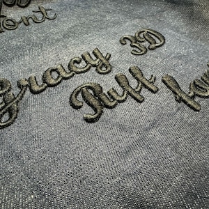 3D Puff Font Machine Embroidery Designs Bundle, Full Alphabet Designs ...