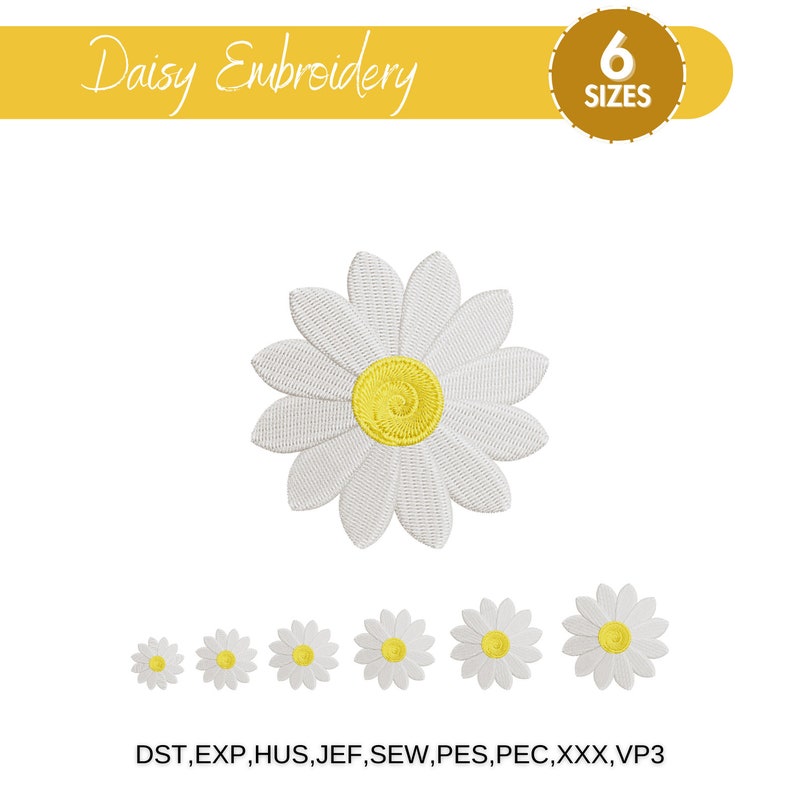 Daisy Embroidery Kit - Etsy