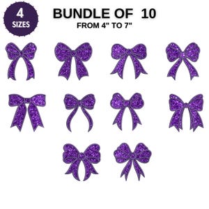 Mini Bow Machine Embroidery Design, Ribbon Bow Tie Embroidery, Side Bow ...