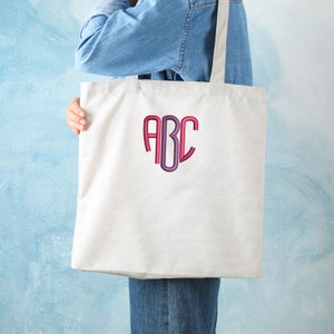 3D Puff Monogram Embroidery Font, Monogram Machine Embroidery Designs ...