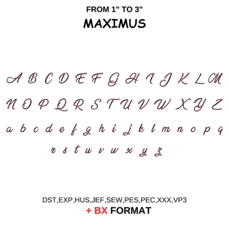 3D Puff Font Machine Embroidery Designs Bundle, Full Alphabet Designs ...
