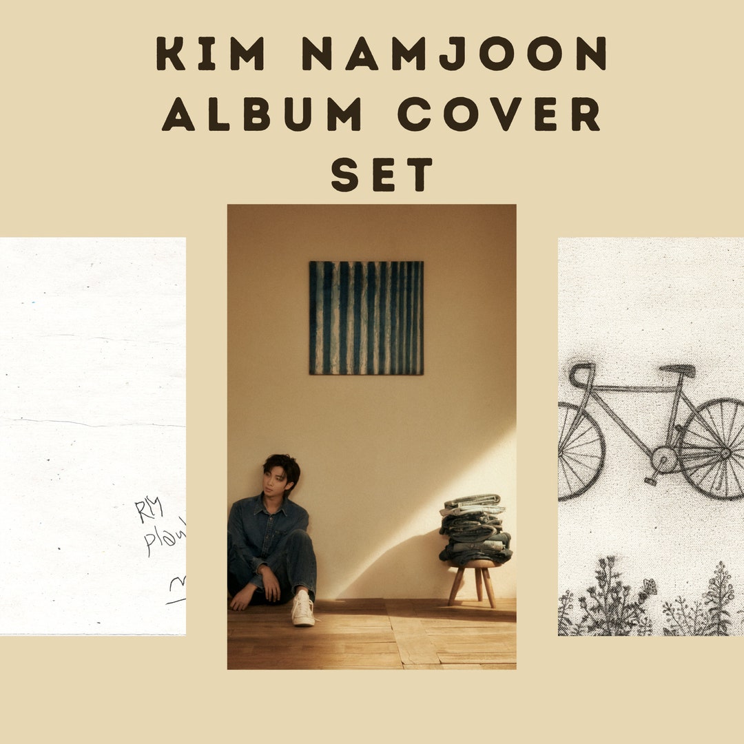 Kim Namjoon BTS K-pop KPOP Boyband Solo Album Cover Poster Wall Art Set ...