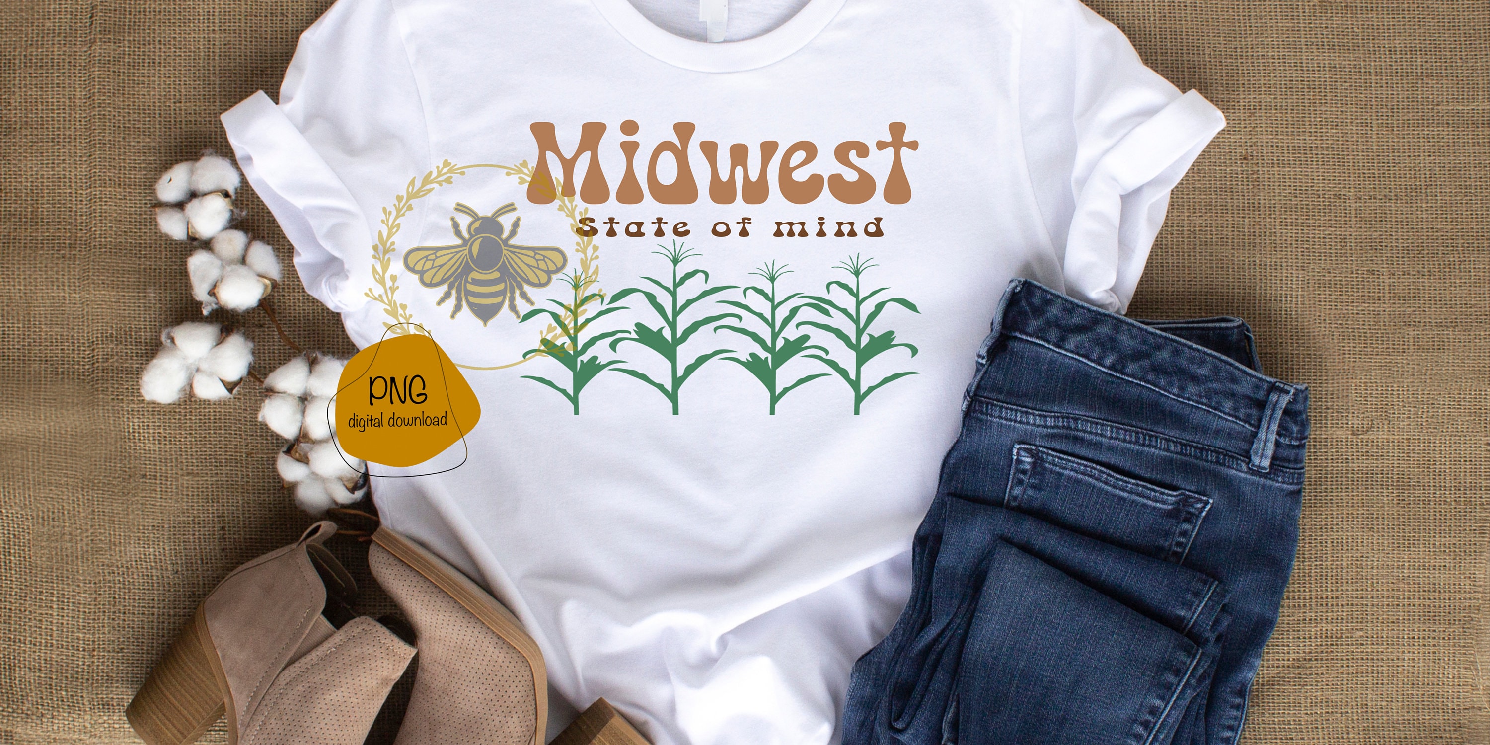 Midwest State of Mind PNG, Midwest State of Mind Digital Design ...