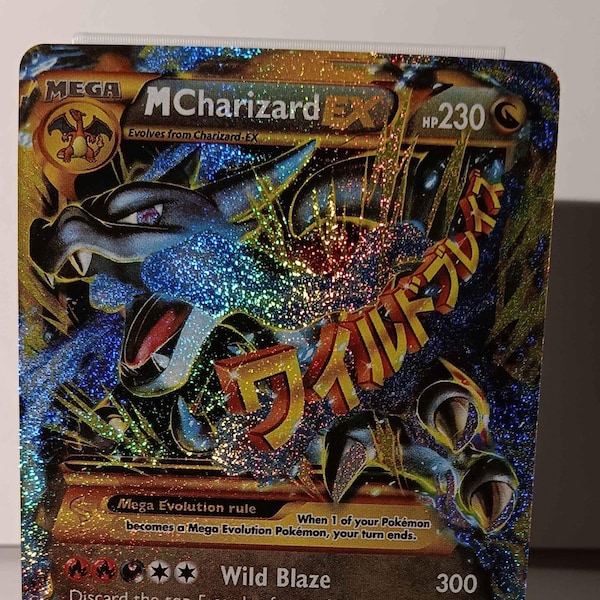 Metal Charizard Card - Etsy