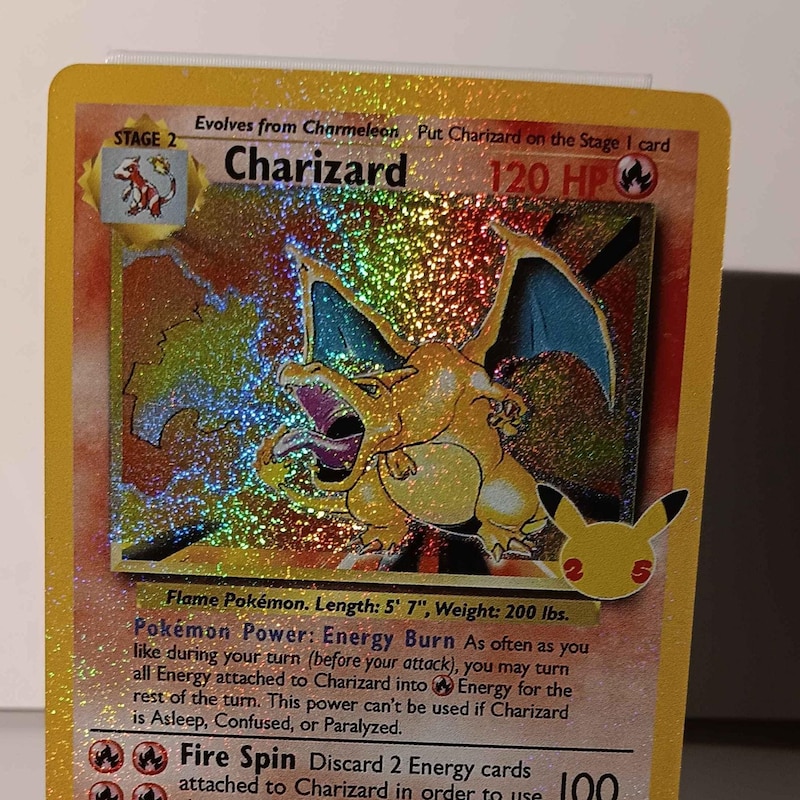 Fake Charizard Card - Etsy
