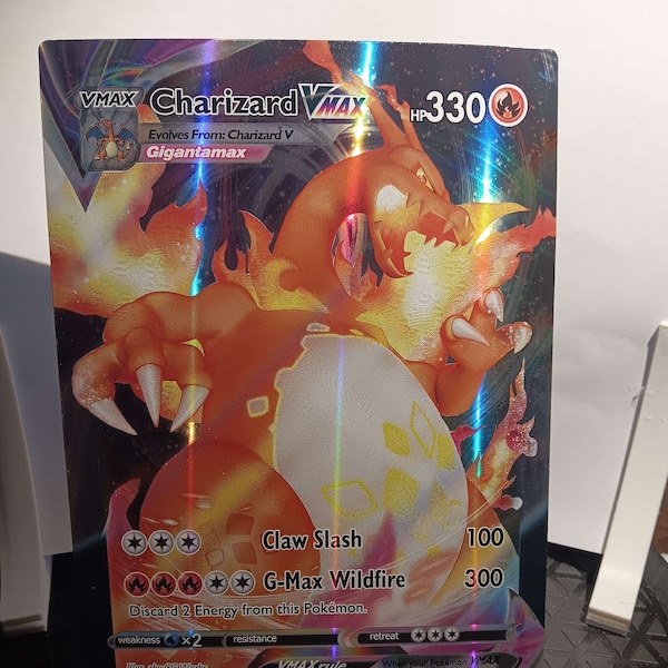 Charizard Vmax Real - Etsy