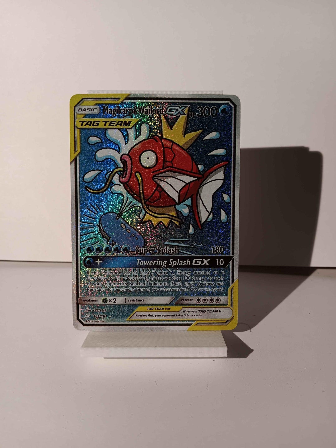 Magikarp & Wailord GX - Team up - 161/181 / Ultra Rare - Perfect Gift for Poke Fans - NOT Real ...