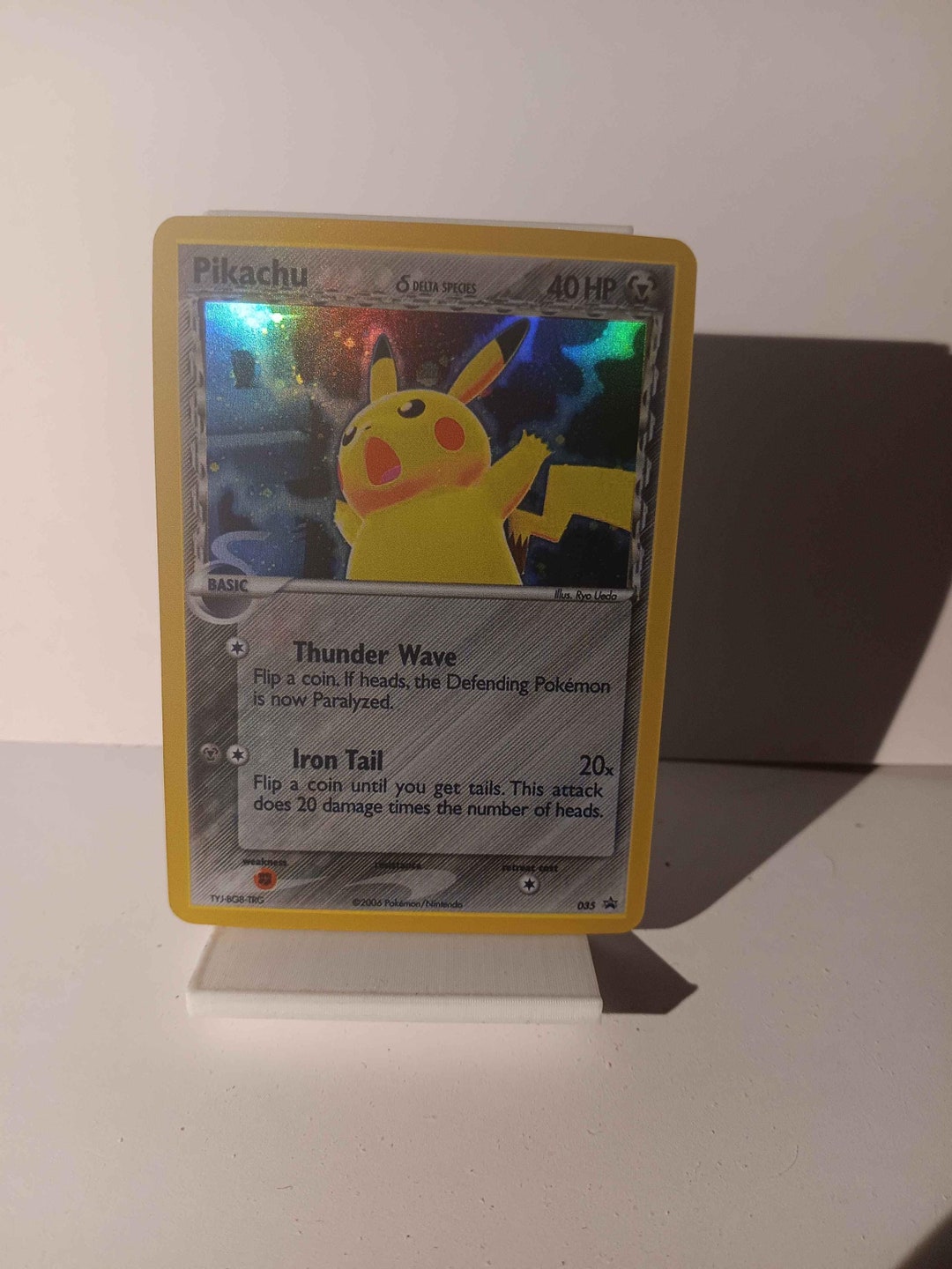 Pikachu Delta Species Promo 035 Perfect for Poke Fans NOT Real Just for ...