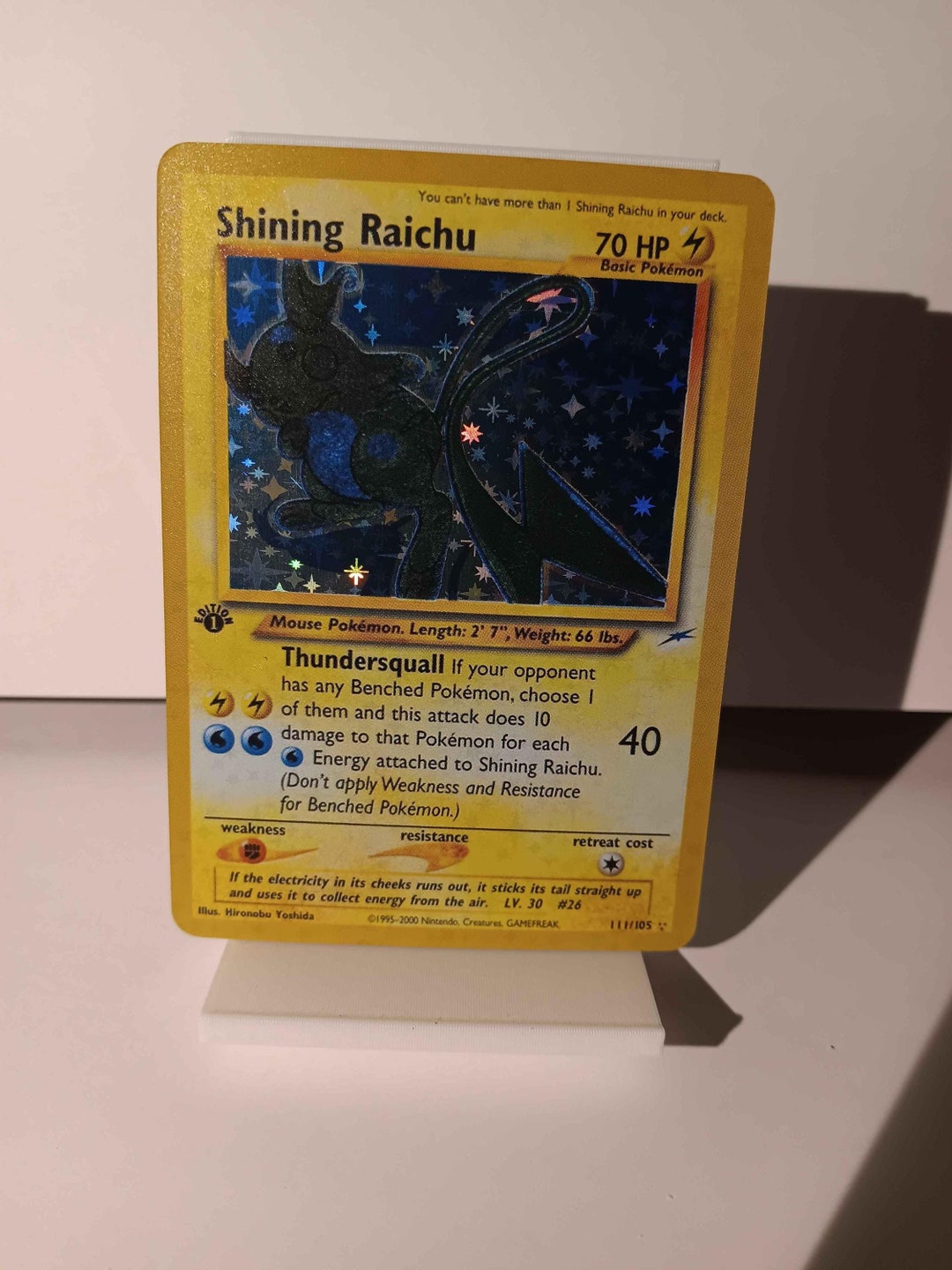 Shining Raichu 1st Edition - Neo Destiny (N4) - Perfect Gift for Poke ...