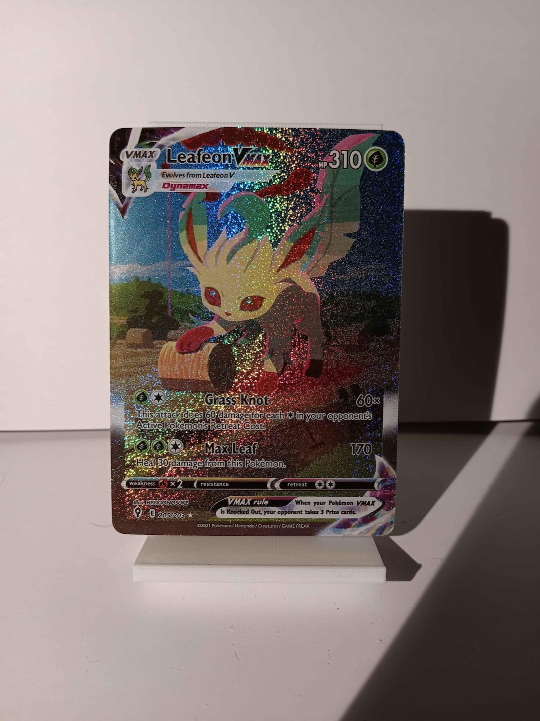 Leafeon VMAX (secret) - Evolving Skies - 205/203 / Secret Rare ...