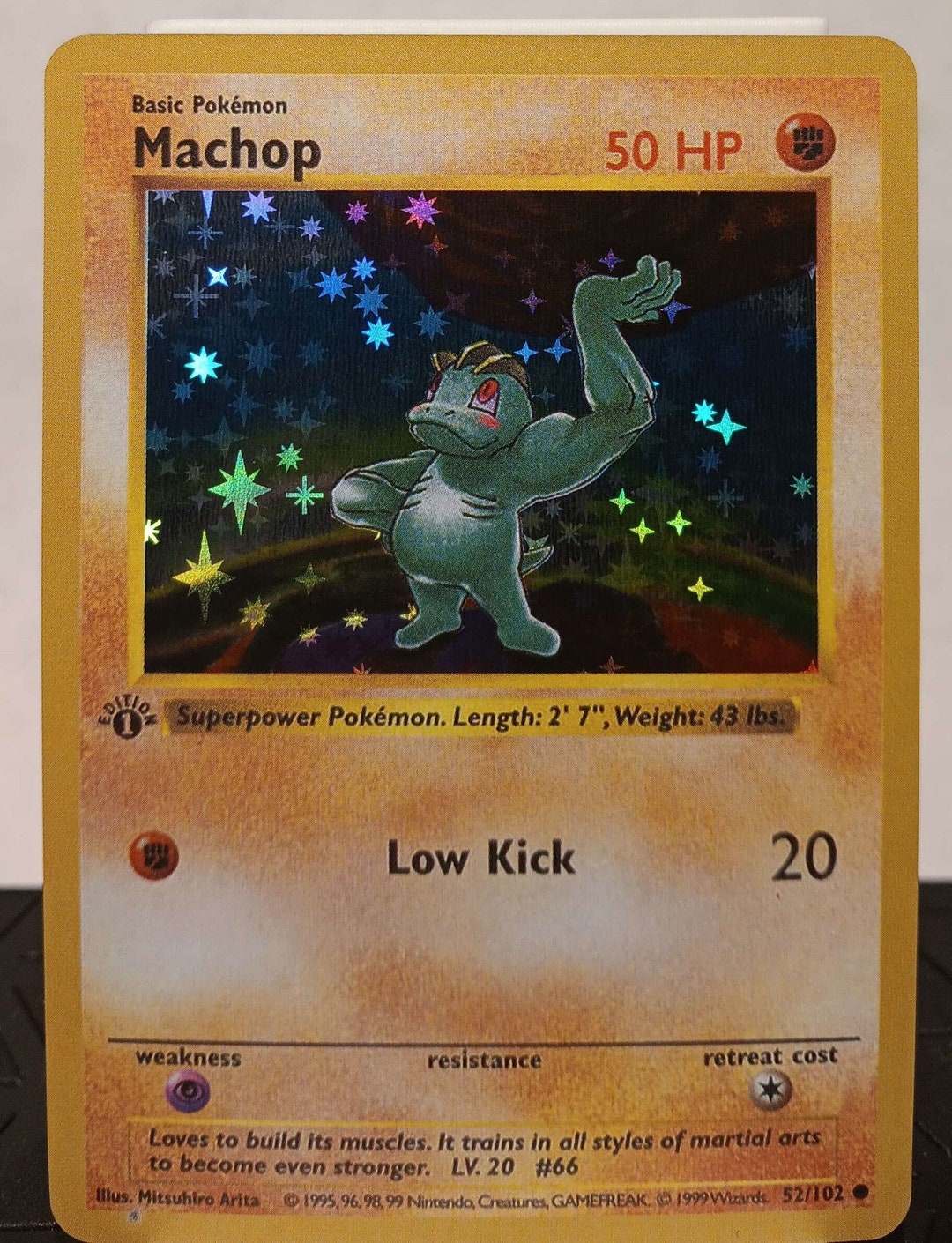 Machop 1st Edition Shadowless - Perfect Gift for Kids or Poke Fans ...