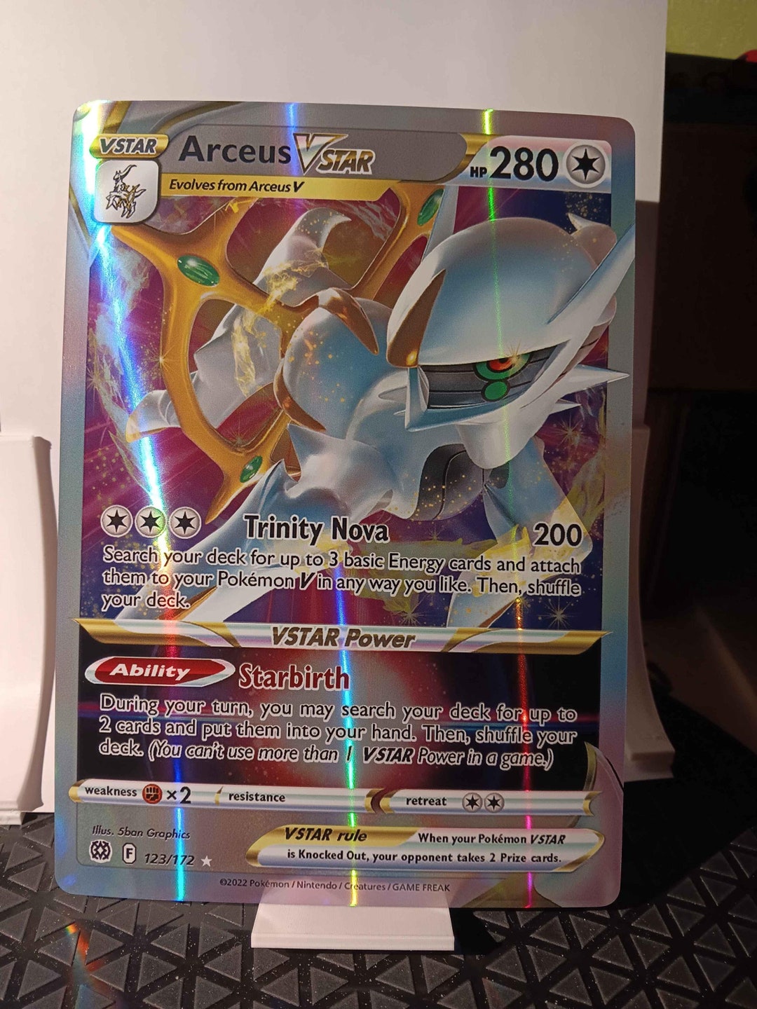 Arceus VSTAR - Brilliant Stars - 123/172 / Ultra Rare - Full Art Jumbo ...