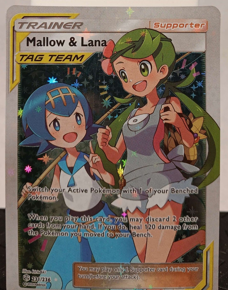Mallow & Lana Full Art Cosmic Eclipse 231/236 / Ultra Rare - Etsy