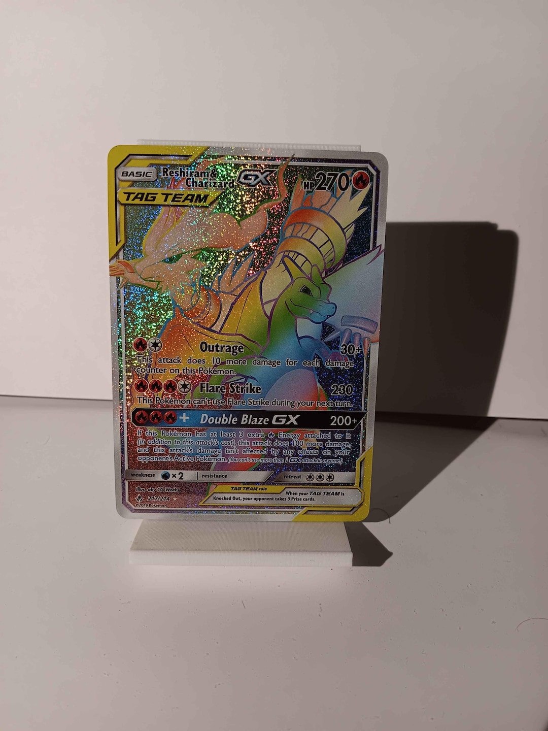 Reshiram & Charizard GX - Unbroken Bonds - 217/214 / Secret Rare - Perfect Gift for Poke Fans ...