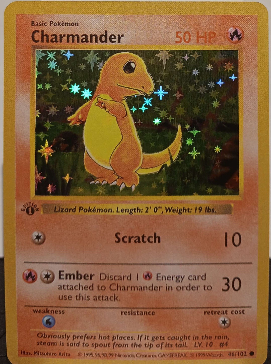 Charmander 1st Edition Proxy Perfect Gift for Kids or Poke Fans NOT ...