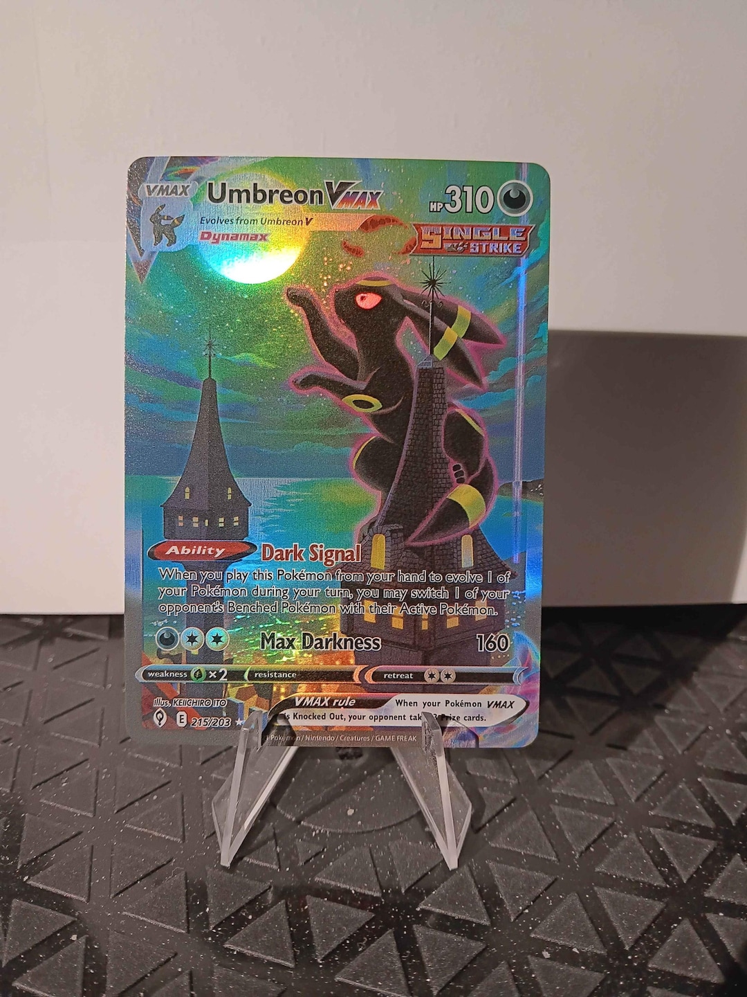 Umbreon Vmax Evolving Skies 215/203/secret Rare perfect Gift for Any ...