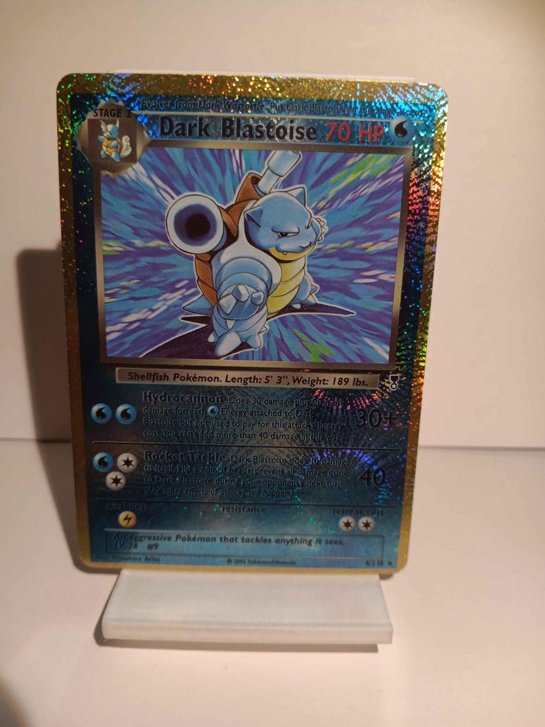 Dark Blastoise 04/110 Legendary Collection Reverse Holo - NOT Real Just ...