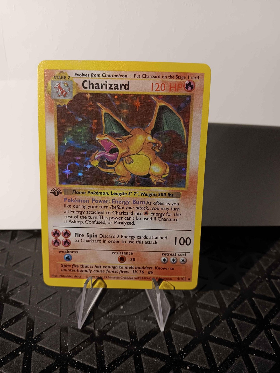 Charizard 1st Edition Shadowless - Perfect Gift for Kids or Poke Fans ...