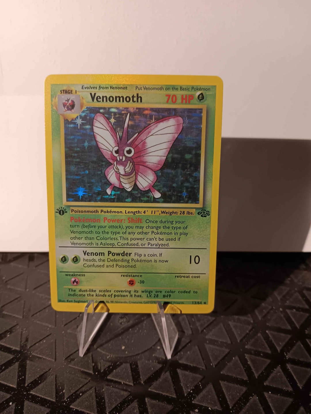 Venomoth 1st Edition Jungle Proxy - Perfect Gift for Kids or Poke Fans ...