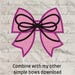 Ribbon Bow SVG Bundle | 8 Bow PNG, DXF, Gift Svg Present Download - Etsy