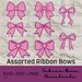 Ribbon Bow SVG Bundle | 8 Bow PNG, DXF, Gift Svg Present Download - Etsy