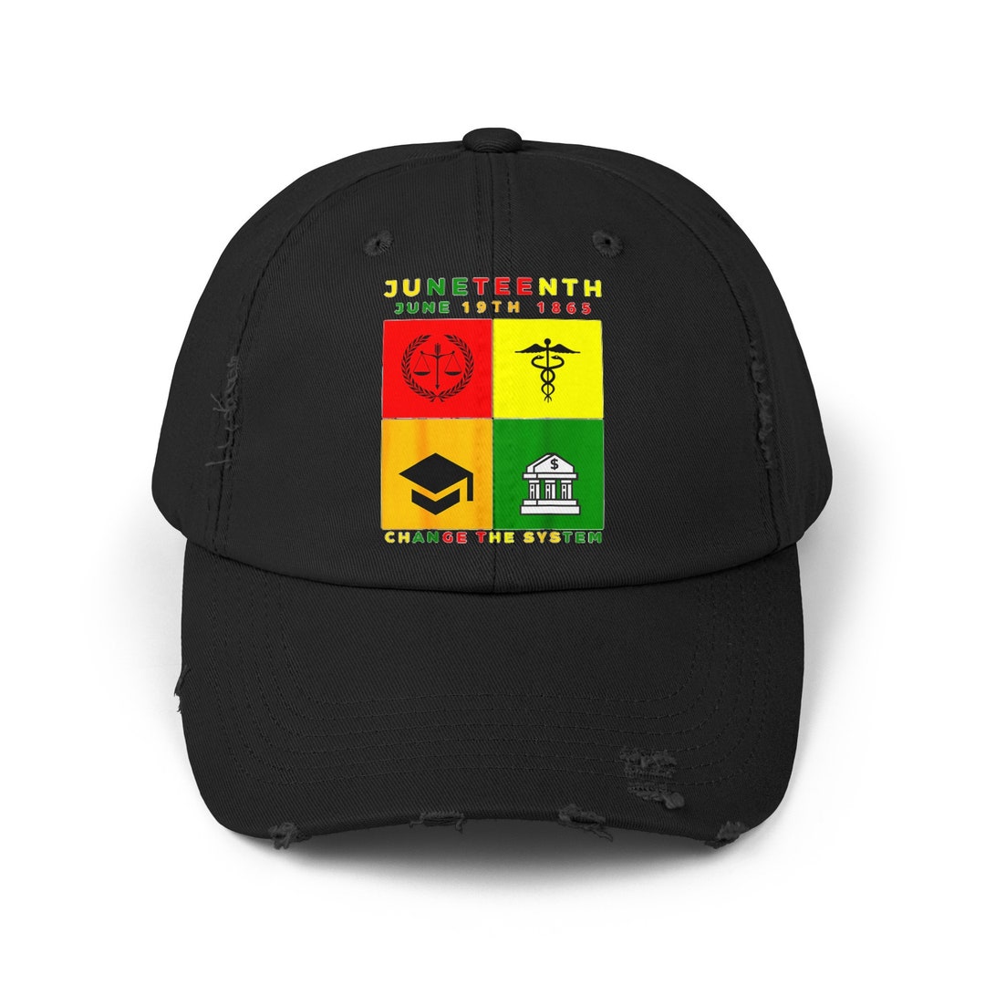 Juneteenth Distressed Hat - Etsy