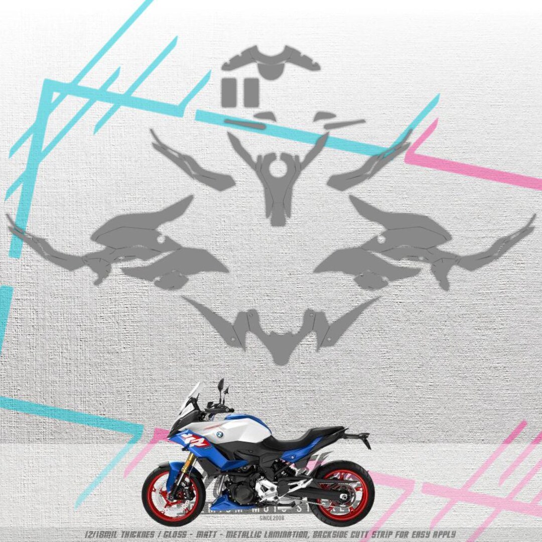 BMW F 900 XR 2024 Vector Graphics MX Template 1:1 - Etsy