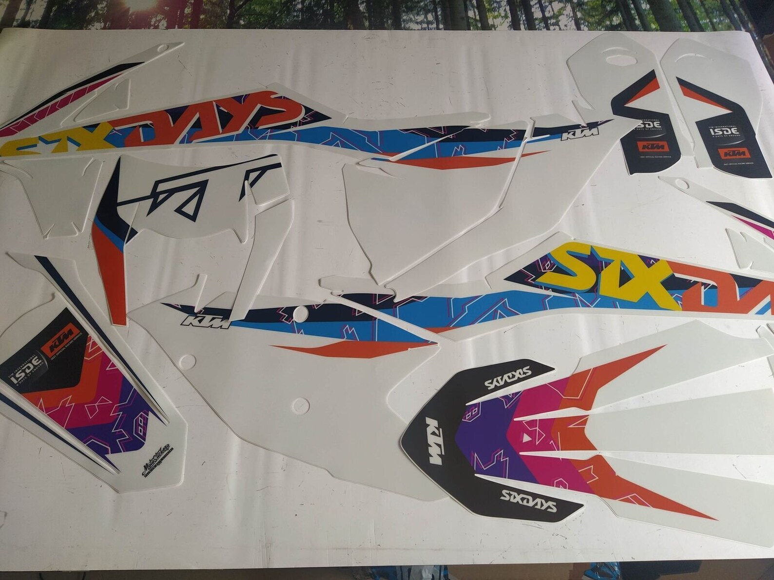 KTM Exc XC XCF Enduro All Models 2017 - 2019 Graphic Kit - Stickers - Etsy