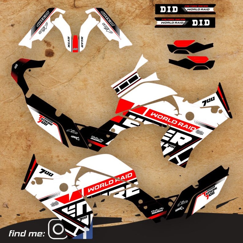 Yamaha Tenere 700 2019-2024 Graphic Kit - Stickers - Etsy