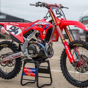 Honda CRF 450R 2021-2024 CRF 250R 2022-2024 Vector Graphics MX Template ...