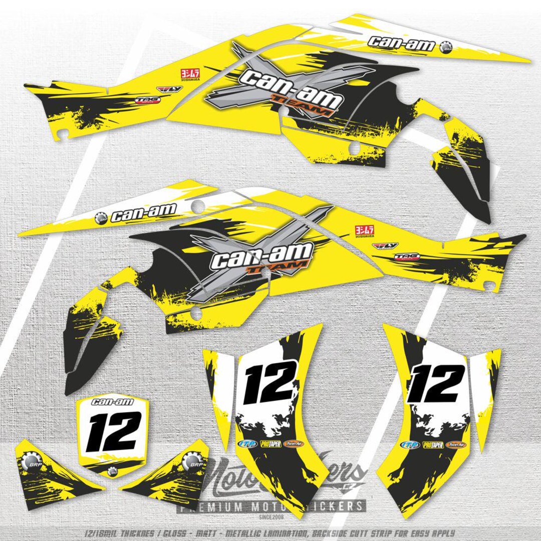 Can-am DS 450 DS450 Graphic Kit - Stickers - Etsy