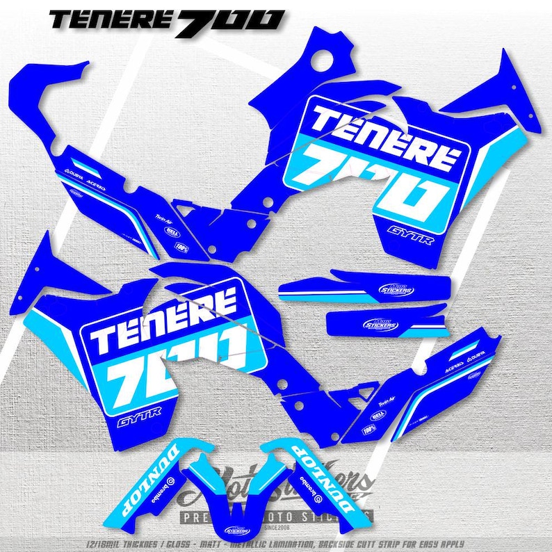 Yamaha Tenere 700 2019-2024 Graphic Kit - Stickers - Etsy